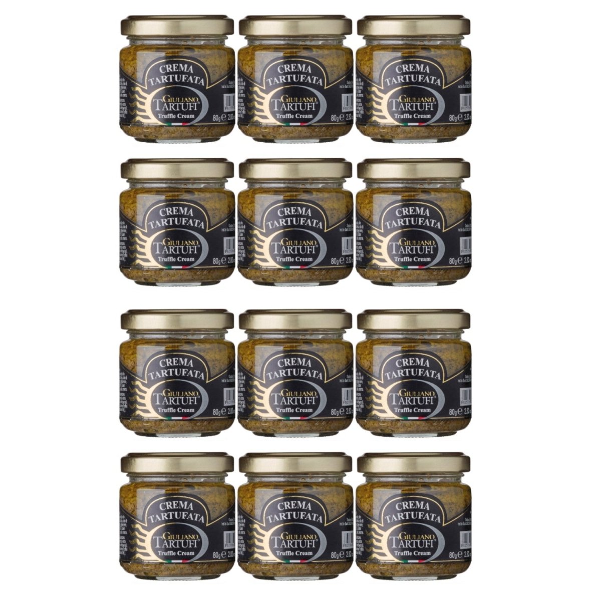 Giuliano Tartufi Crema Tartufata Trüffelcreme Italien (12 x 80g) – Versanel