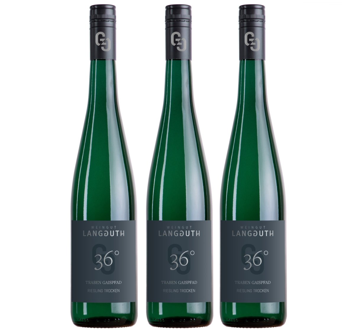 Weingut Ulrich Langguth 36° Traben Gaispfad Riesling Weißwein Wein tro ...